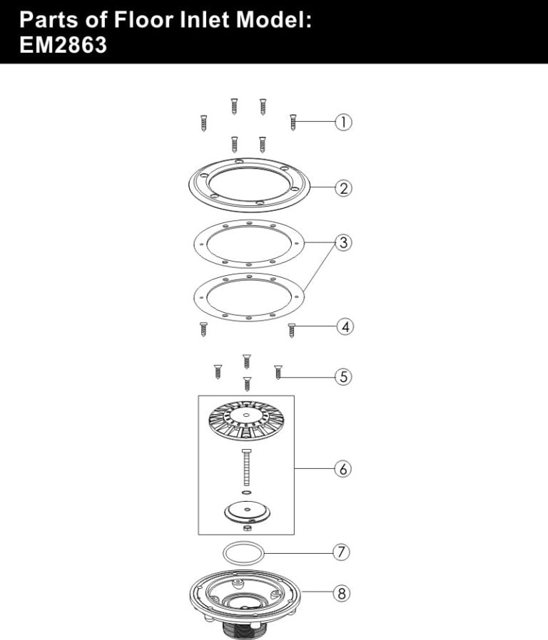 Inlet Fittings - Wall Return and Floor Inlet | Emaux Pool and Spa Equipment